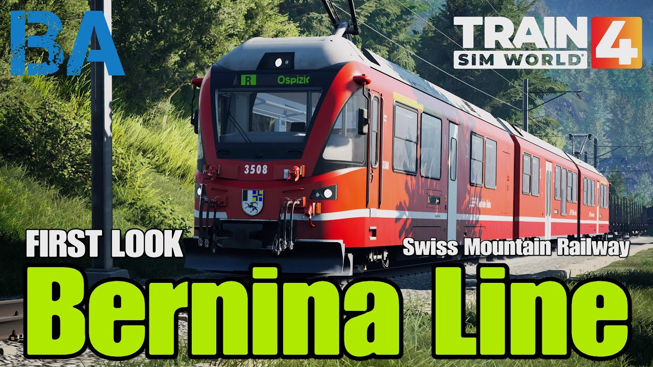 Bernina Line FIRST LOOK - Swiss Mountain Railway - Rivet Games - Train ...