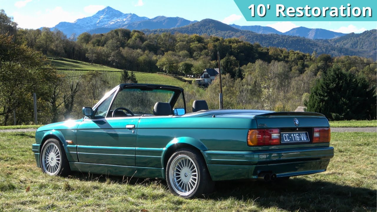 BMW E30 10 Minutes Restoration - YouTube