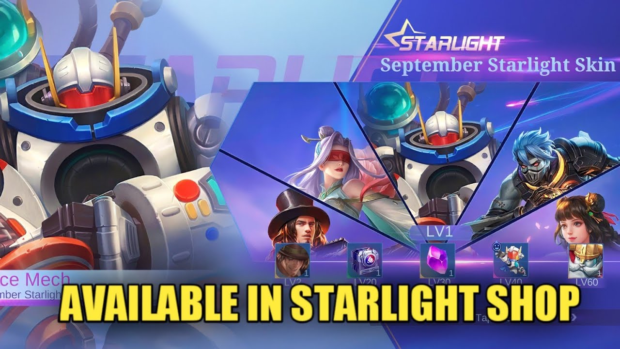 ATLAS STARLIGHT SKIN AVAILABLE IN STARLIGHT SHOP SEP 1 | Mobile Legends ...