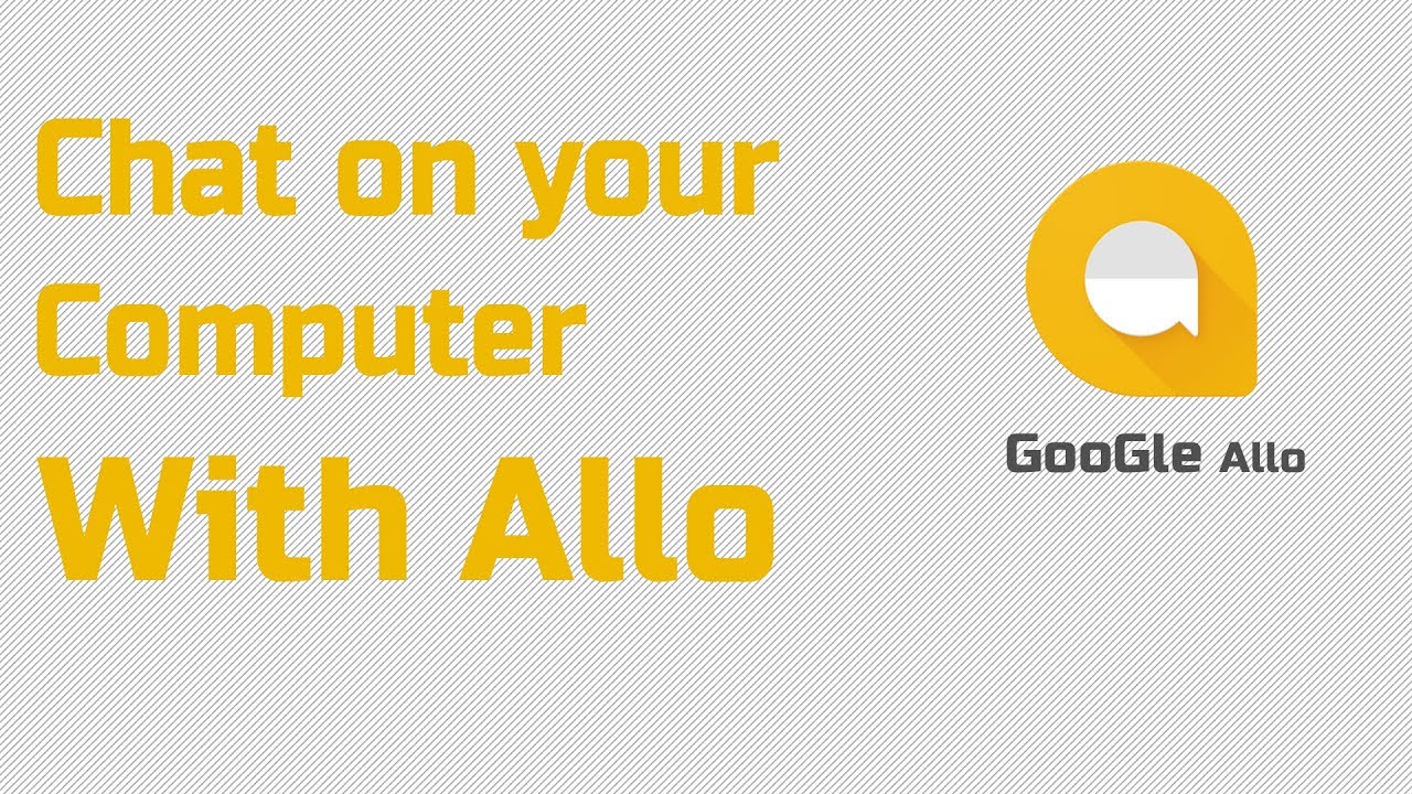 How to Setup Allo on Desktop - YouTube