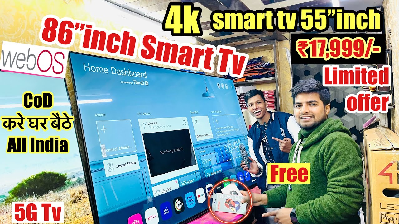 🔥55”inches Led Tv Only Rs 17,999-/cheapest led tv market in delhi /led ...