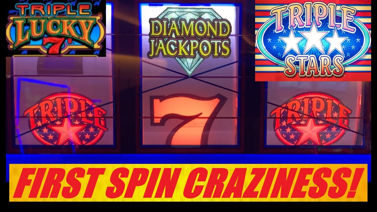 BOOM! First Spin! Triple Stars! Double 3x4x5x Times Pay Diamond ...