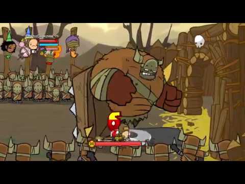 Castle Crashers ep.1 | first boss - YouTube