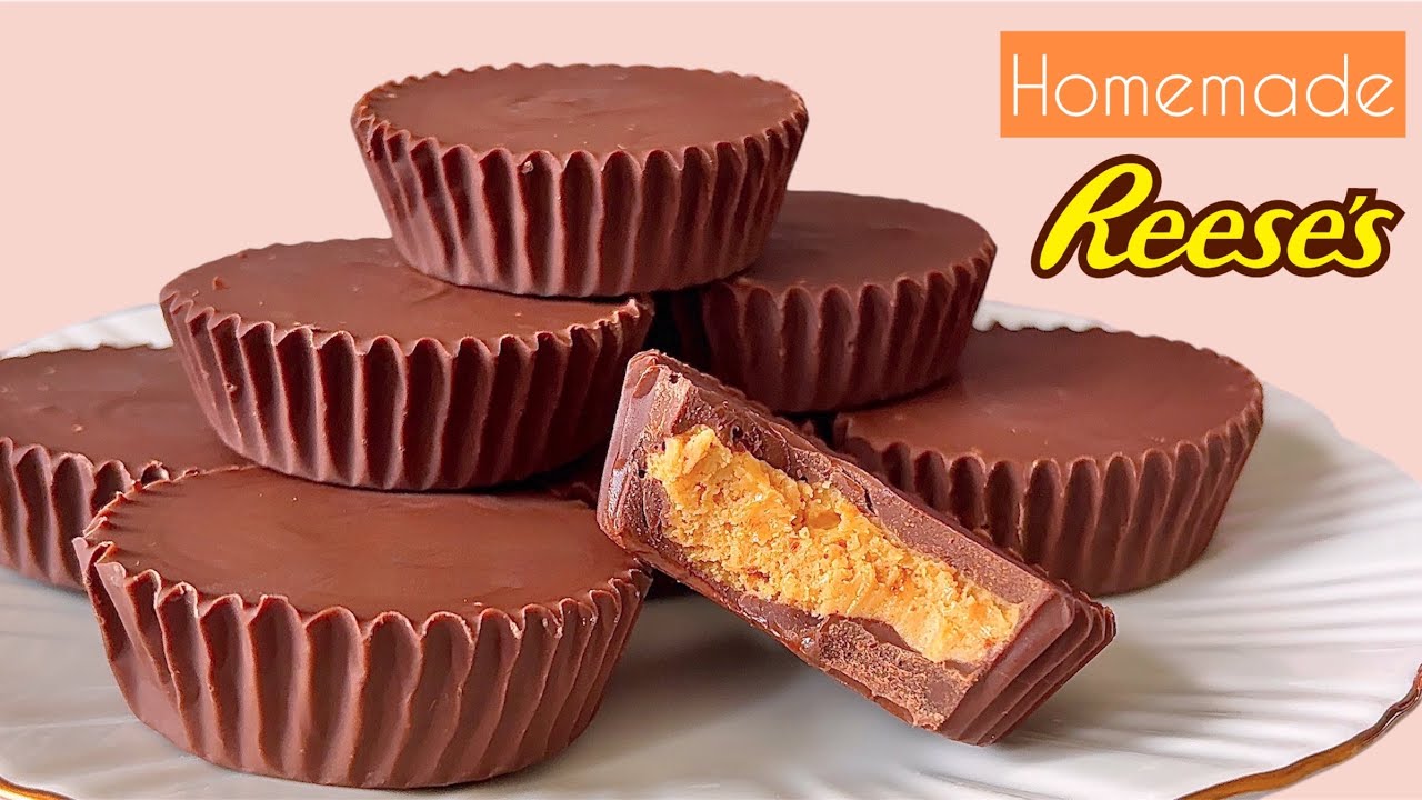 Homemade Reese's Peanut Butter cups in 10 minutes! Easy and Yummy ...