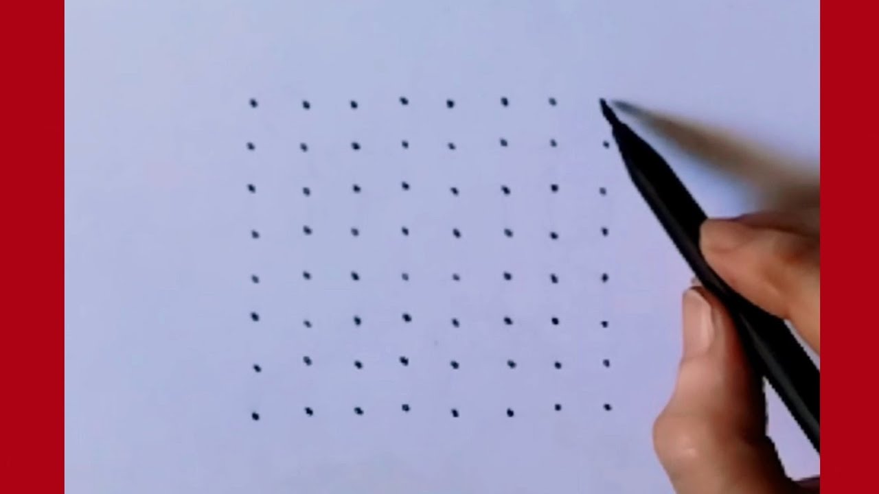 How to draw butterfly 8×8 dots drawing step by step||Line Art||dot ...