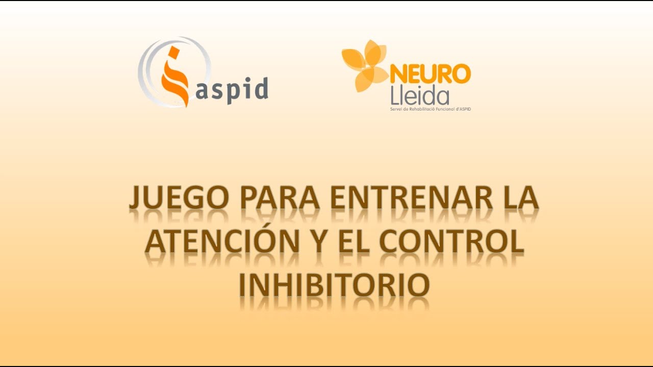 Actividad para entrenar la atención y el control inhibitorio - YouTube