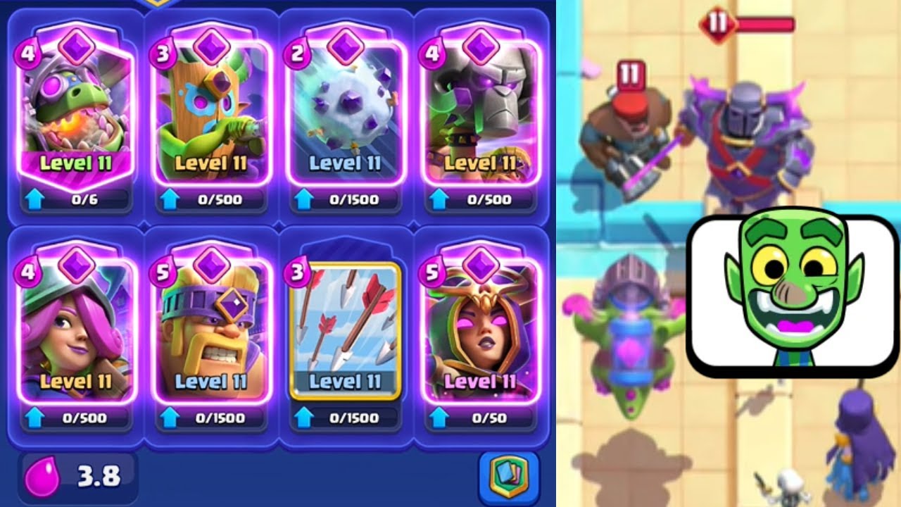 Clash Royale all evolution deck - YouTube