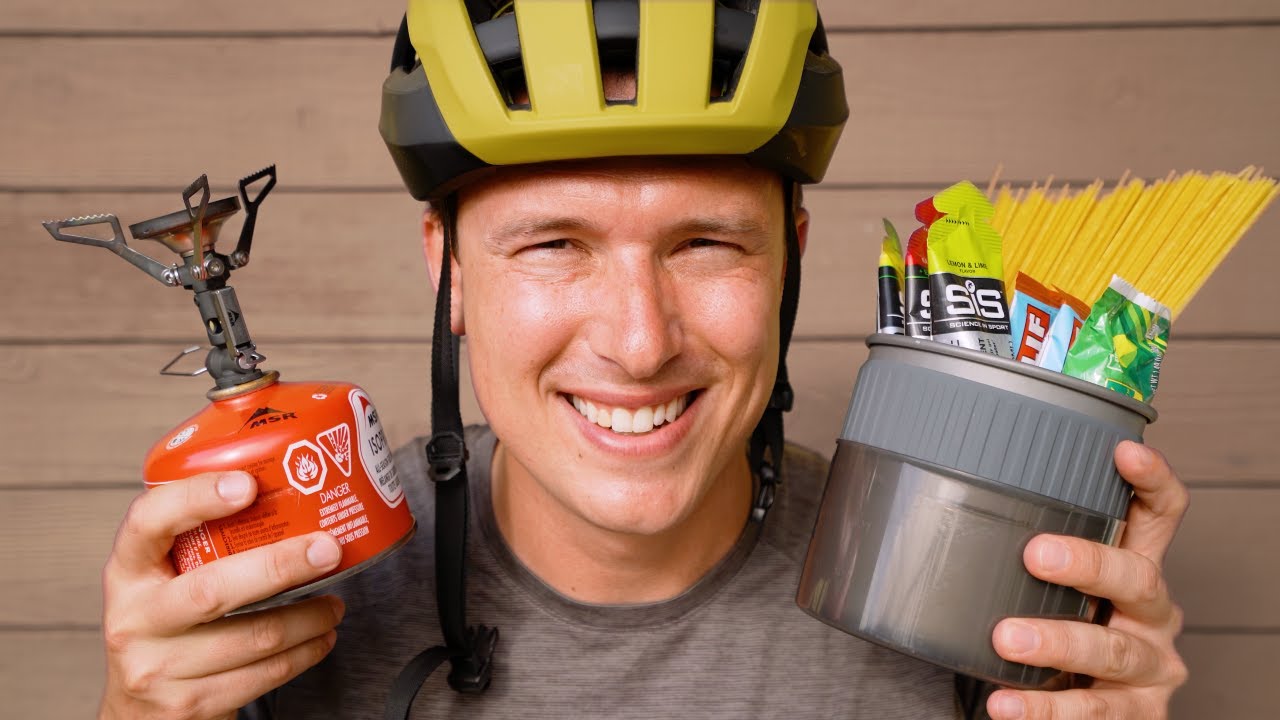 How to Eat Enough Food While Bike Touring - YouTube