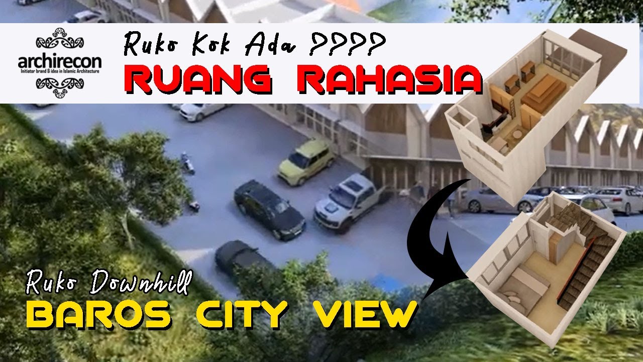 Ruko Downhill Baros City View - YouTube