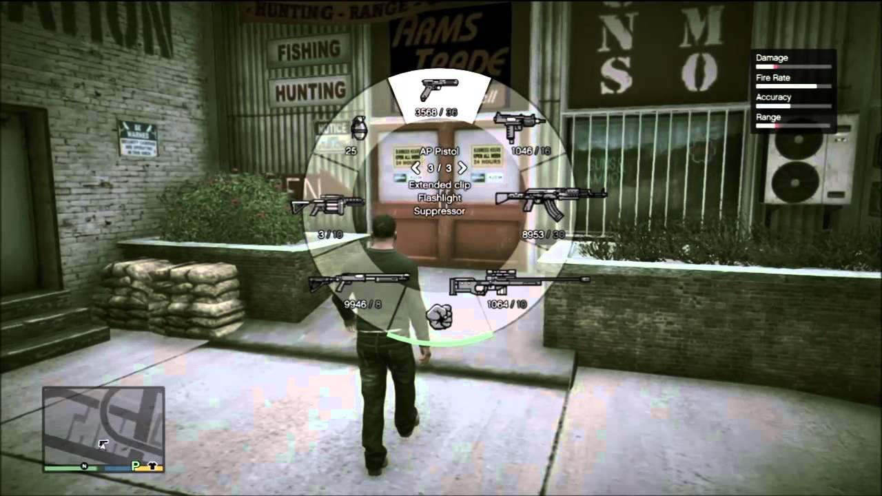 Gta 5 How To Find The Gun Shop Youtube