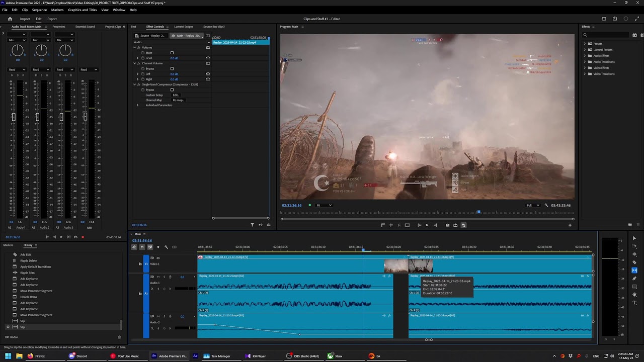 [Pr] Chill clip editing stream (day 10) - YouTube