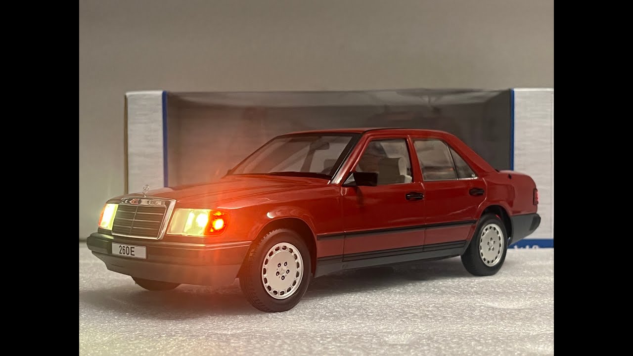 Custom Diecast Mercedes-Benz W124 E-Class Modified WORKING LED Lights 1 ...