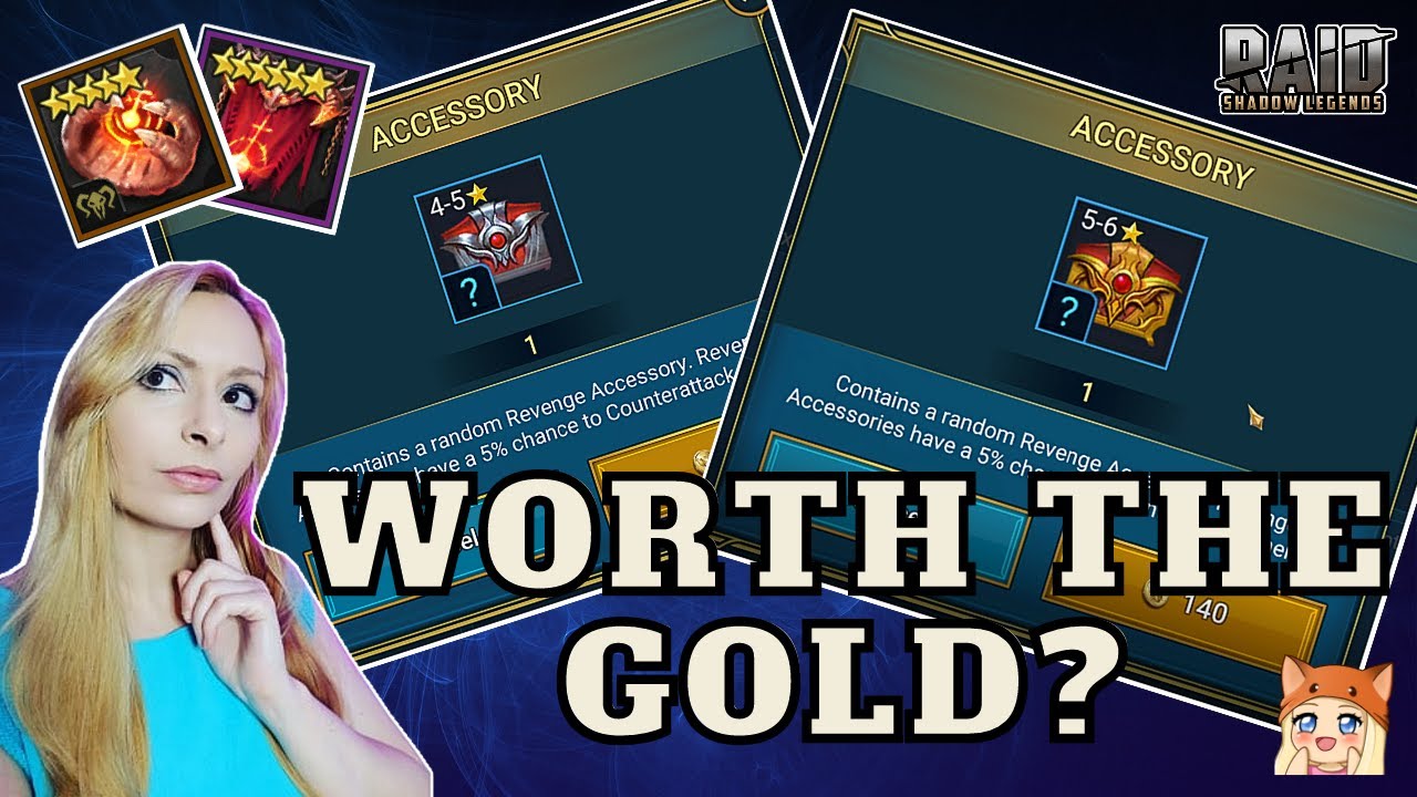 Revenge Accessories Worth Clan Gold? • RAID Shadow Legends - YouTube