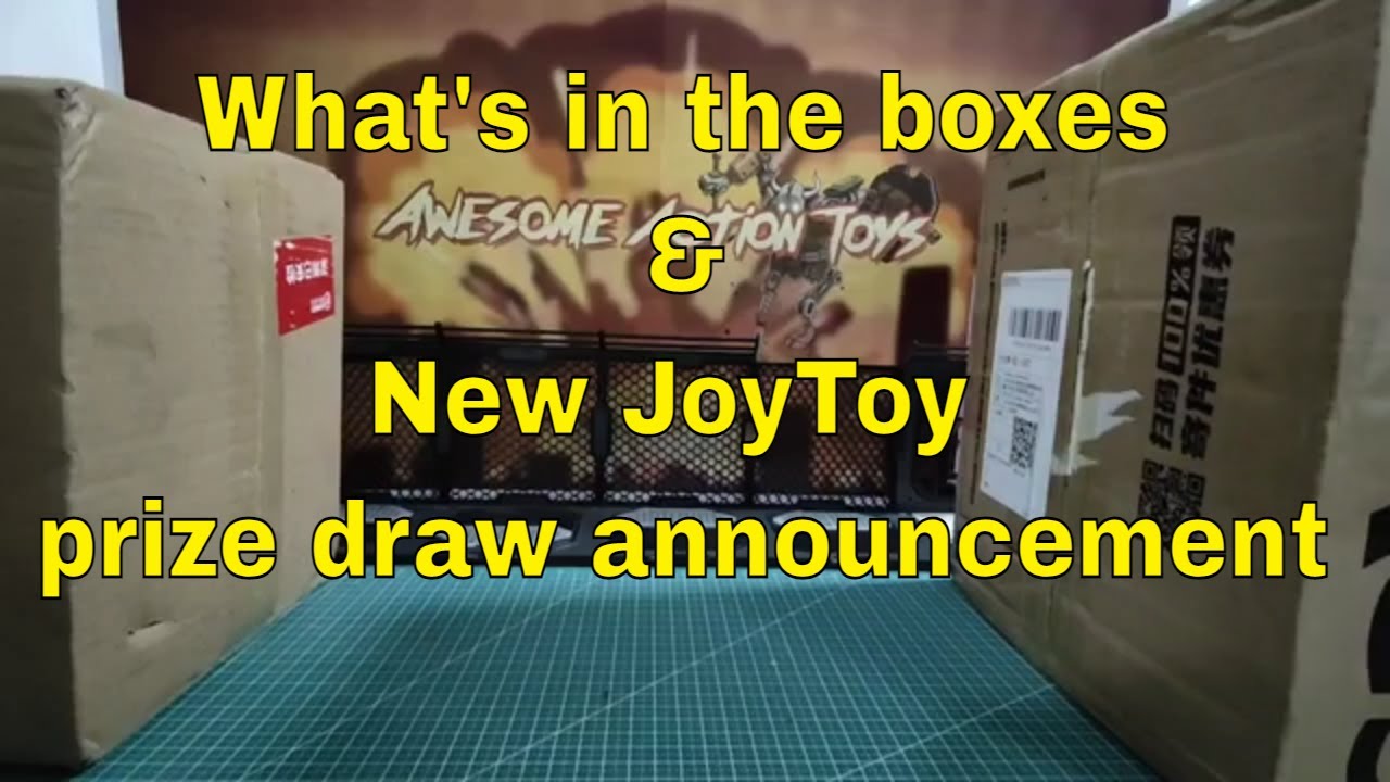 What delights are in the 2 boxes I just received? And new JoyToy prize ...