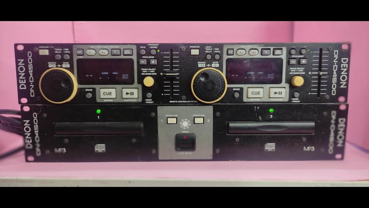 DUAL CD-MP3 PLAYER DENON DN-D4500 - YouTube