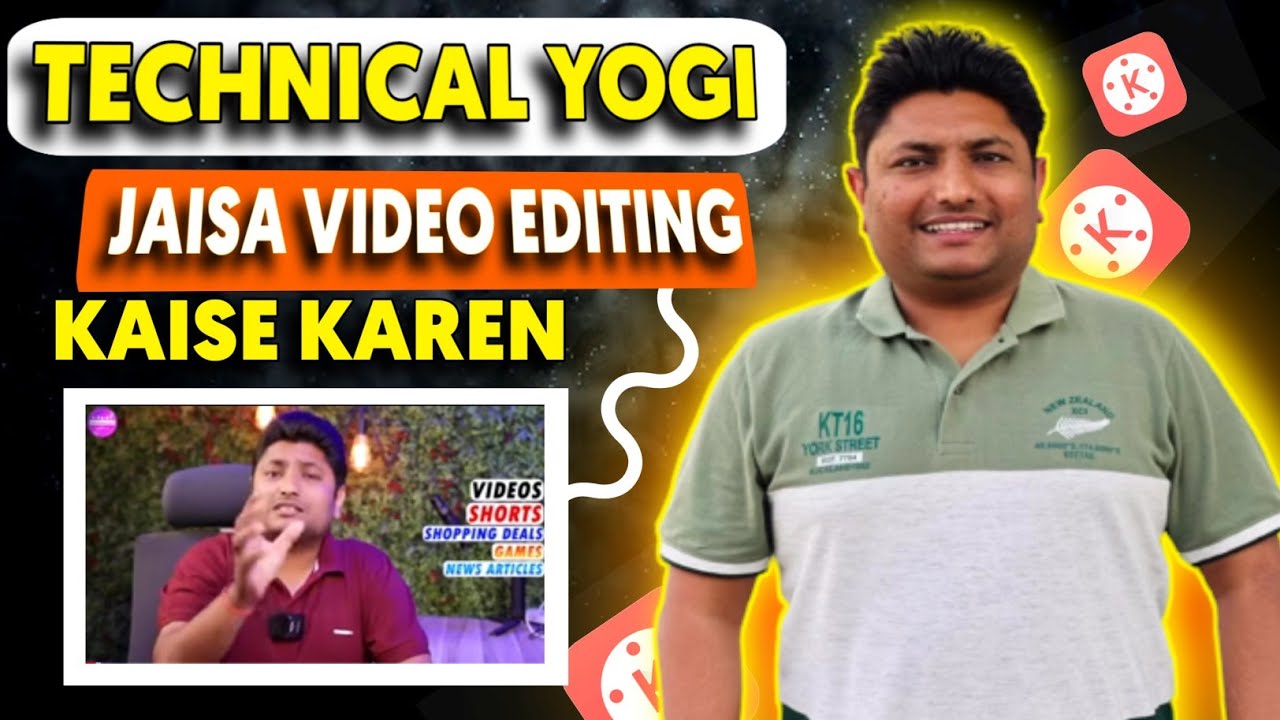 Technical yogi jaisa video Editing Kaise karen How to Editing Video technical yogi for Mobile ...