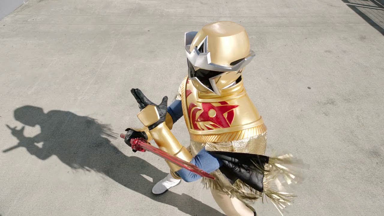 Power Ranger Super Ninja Steel | Ranger Oro Modo Super Estrella ...