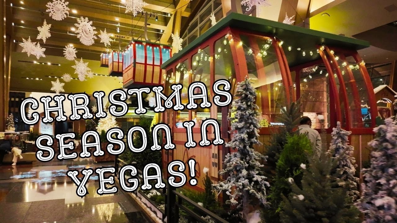 Inside The Aria Hotel & Shops At Crystals Winter Holiday Season In Las ...