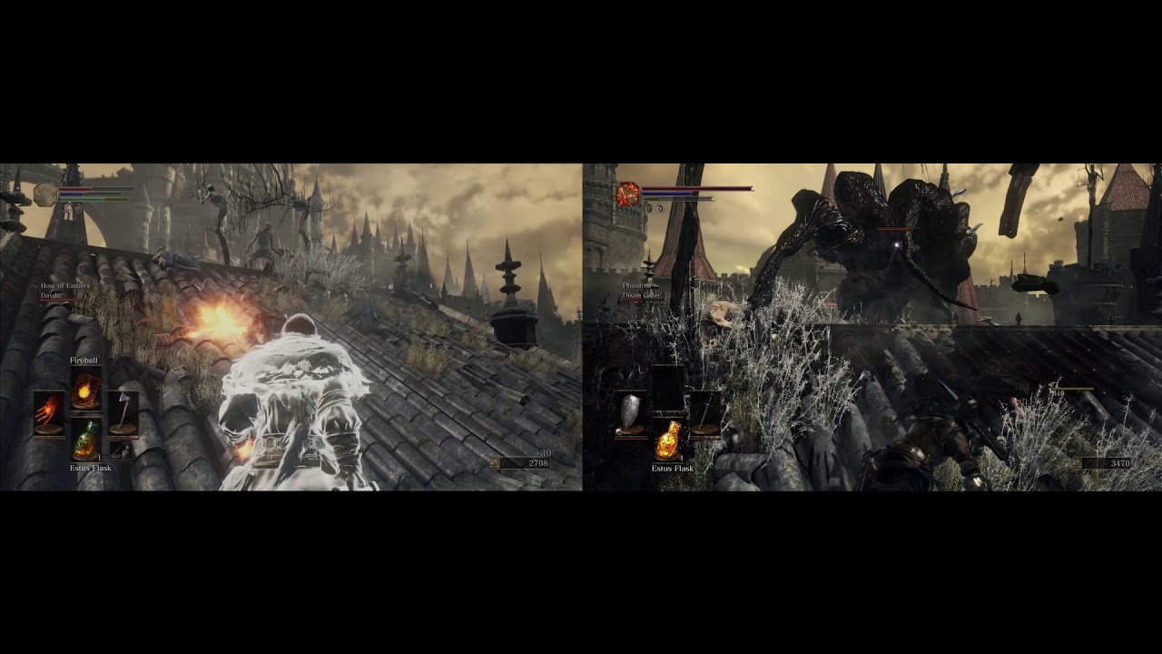 [DS3] Enemy Glitch dual view - YouTube