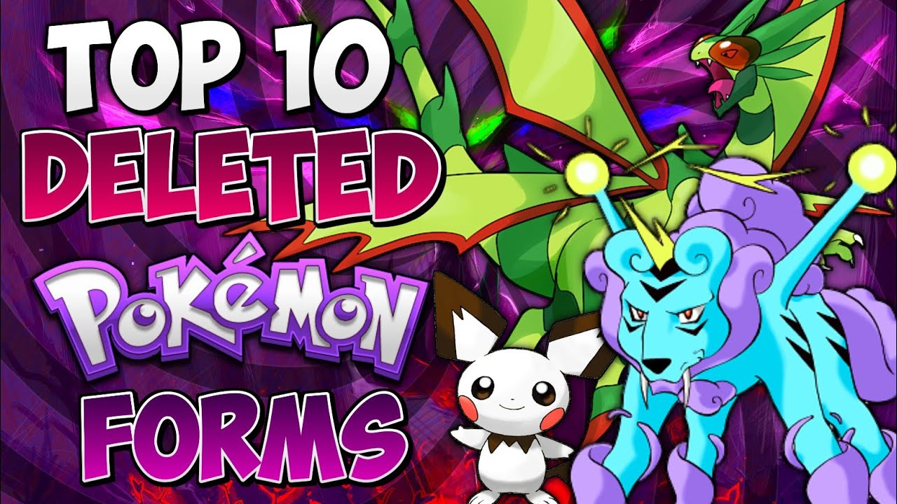 Top 10 Deleted Pokémon Forms | Scrapped Pokemon Forms | Hindi | - YouTube