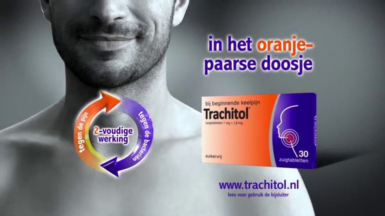 Trachitol®, bij beginnende keelpijn - YouTube