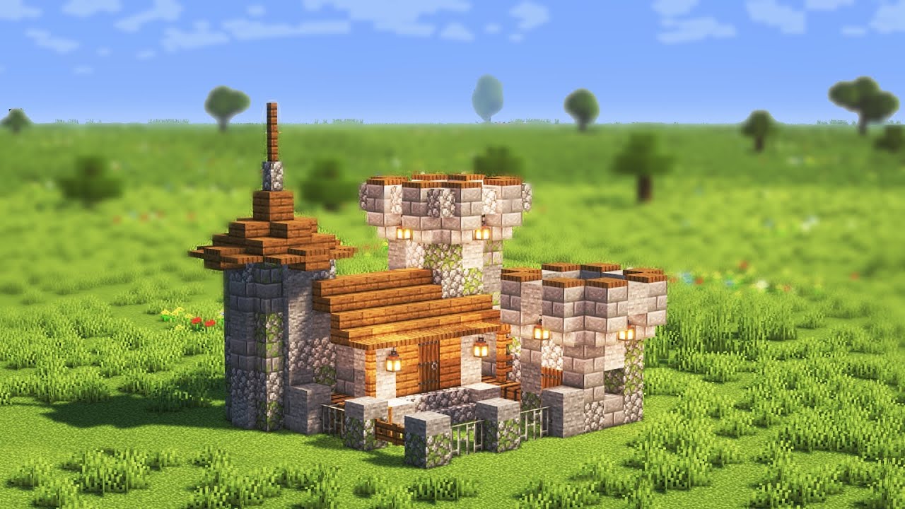 Minecraft: Small Medieval Castle Tutorial 1.19 - Small Medieval ...
