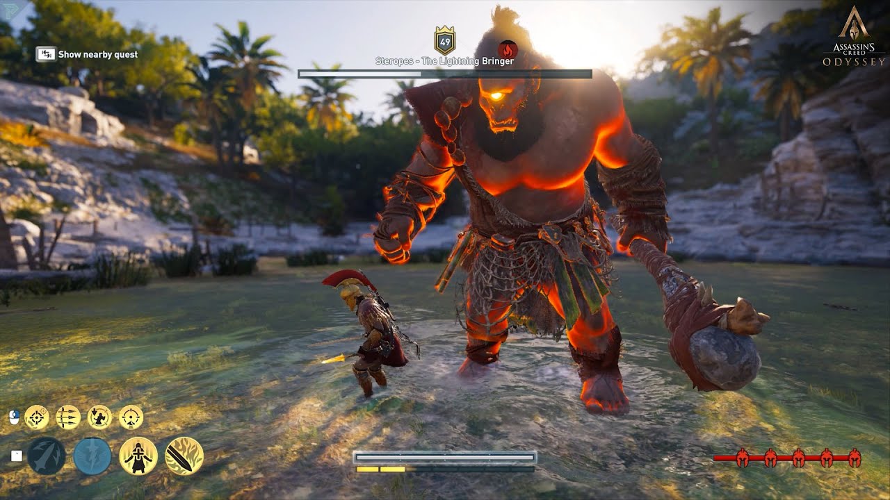 Steropes The Lightning Bringer | Kassandra VS Mythical Creature ...