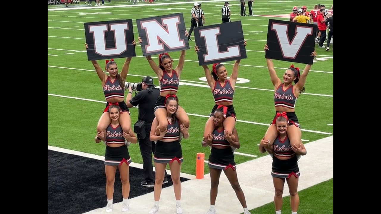 2024 UNLV Cheer 9/28/2024 Pre-game show and time-out routine…plus extra ...