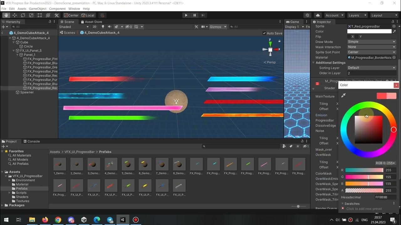 VFX Ui setup progressBar tutorial Asset Store: VFX Ui Progress Bar - YouTube