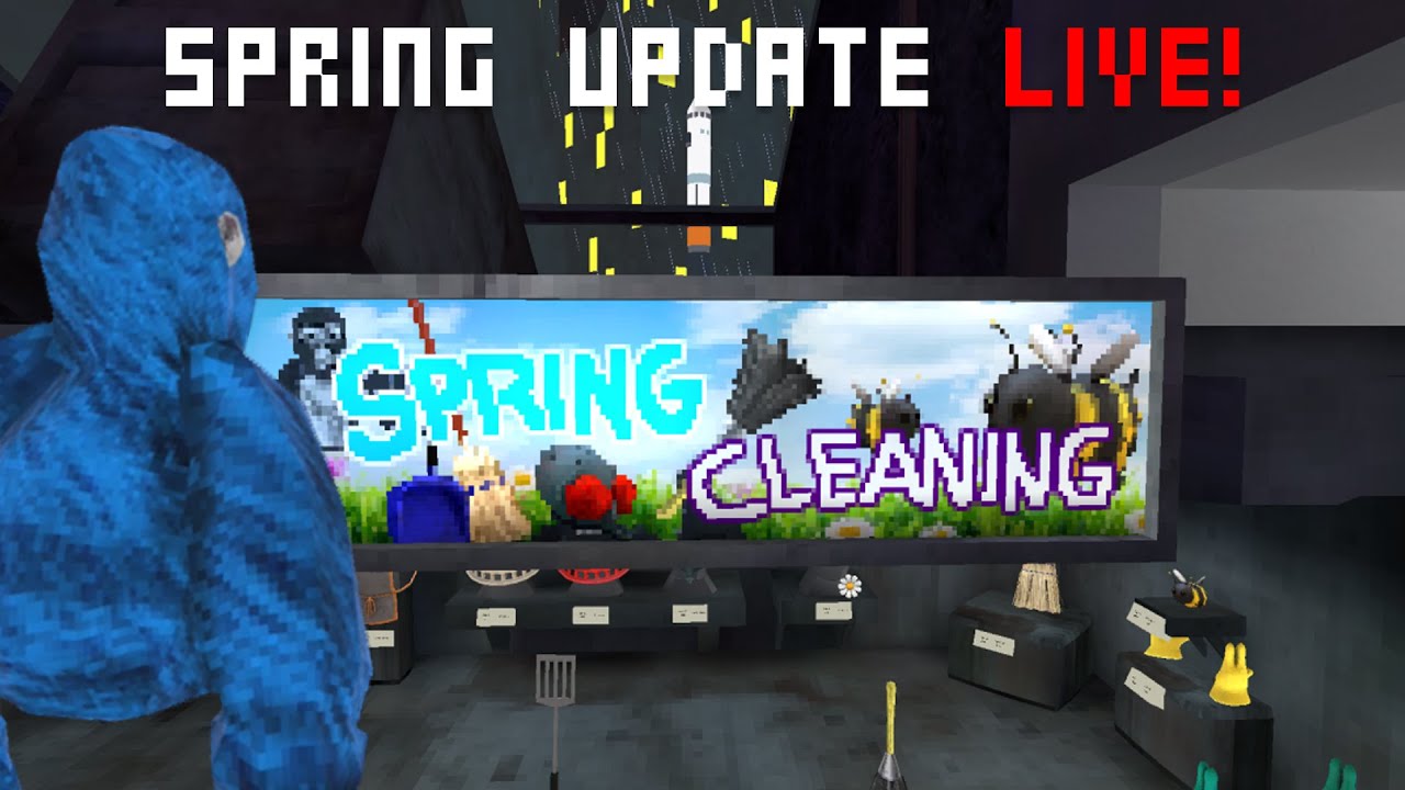 GORILLA TAG SPRING UPDATE LIVE!!! (3K?) - YouTube