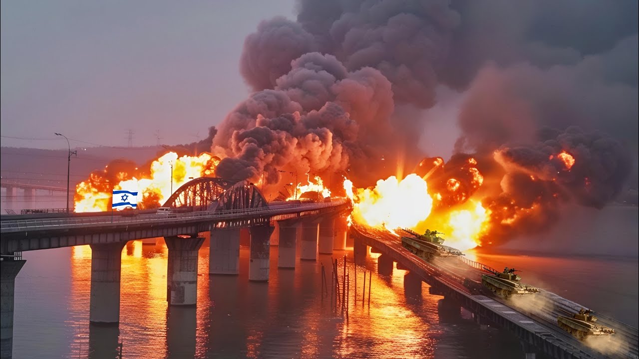 1 second ago! Israel's crucial Senar Bridge was destroyed by an Iranian ...