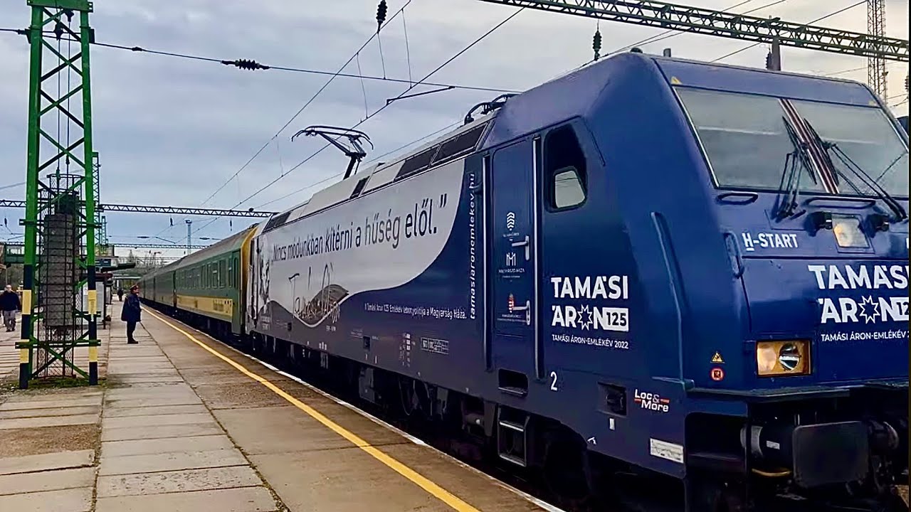 MÁV TRAXX Tamási Áron & GYSEV InterCity indul (abfahrt / leavin ...