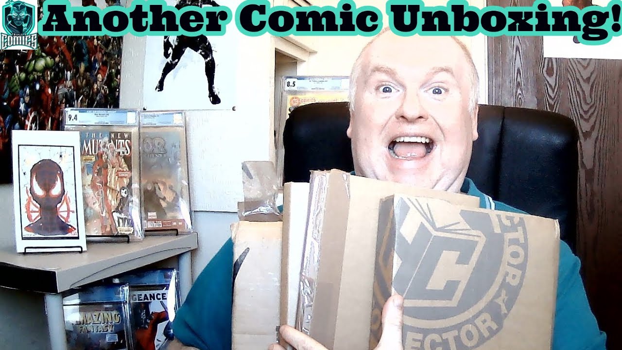 A quick comic book Unboxing vid - YouTube