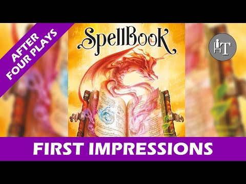 First Impressions of SpellBook - Solo Board Game - YouTube