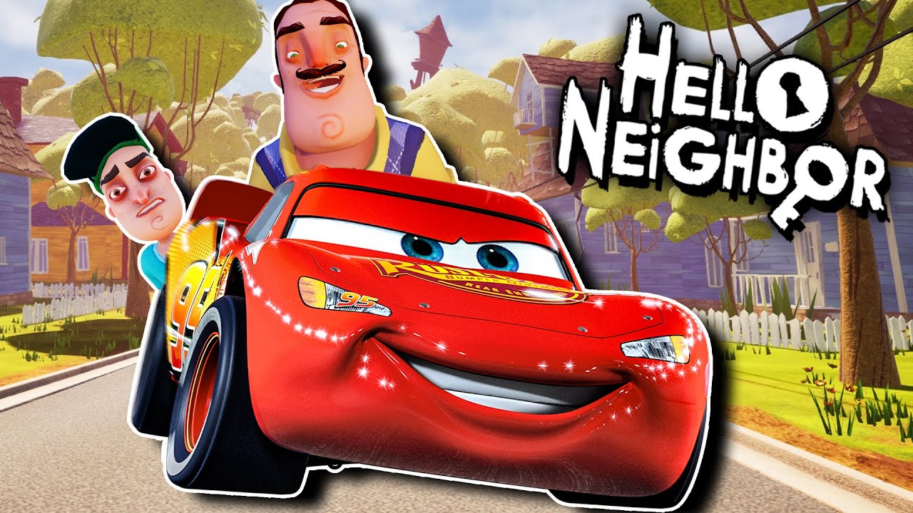 HELLO LIGHTNING MCQUEEN | Hello Neighbor Mod - YouTube