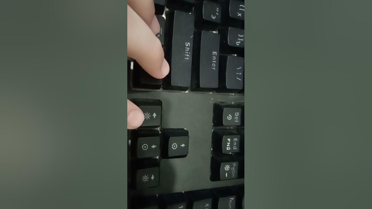 как включить подсветку на клавиатуре Youtube