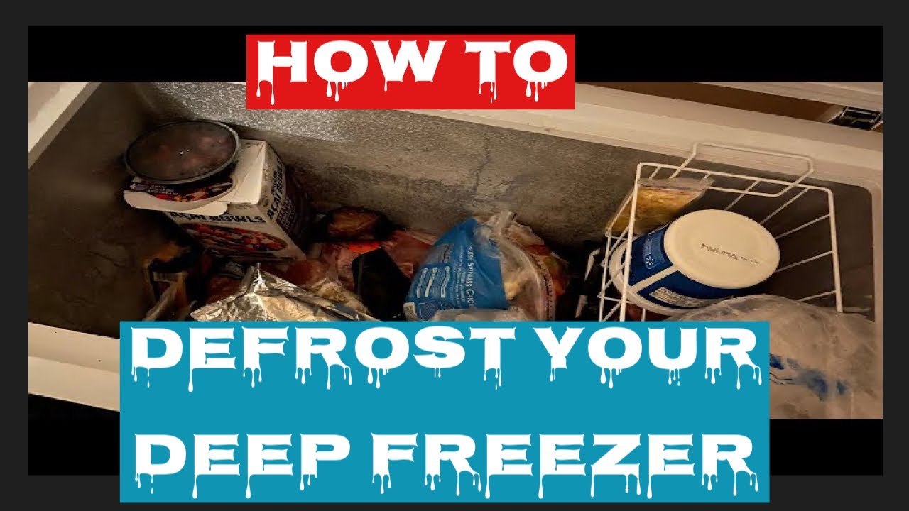 How to defrost your deep freezer - YouTube