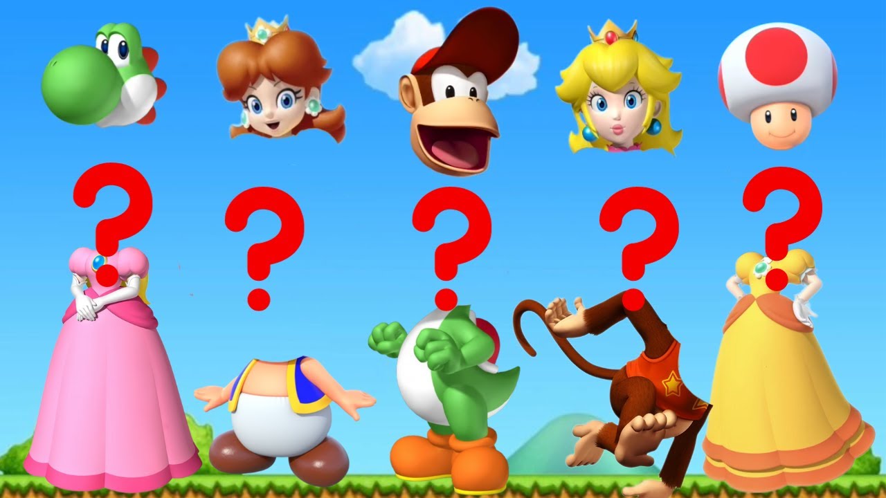 Wrong Head Super Mario | Can you Find Appropriate Head ? | Rafadan ...