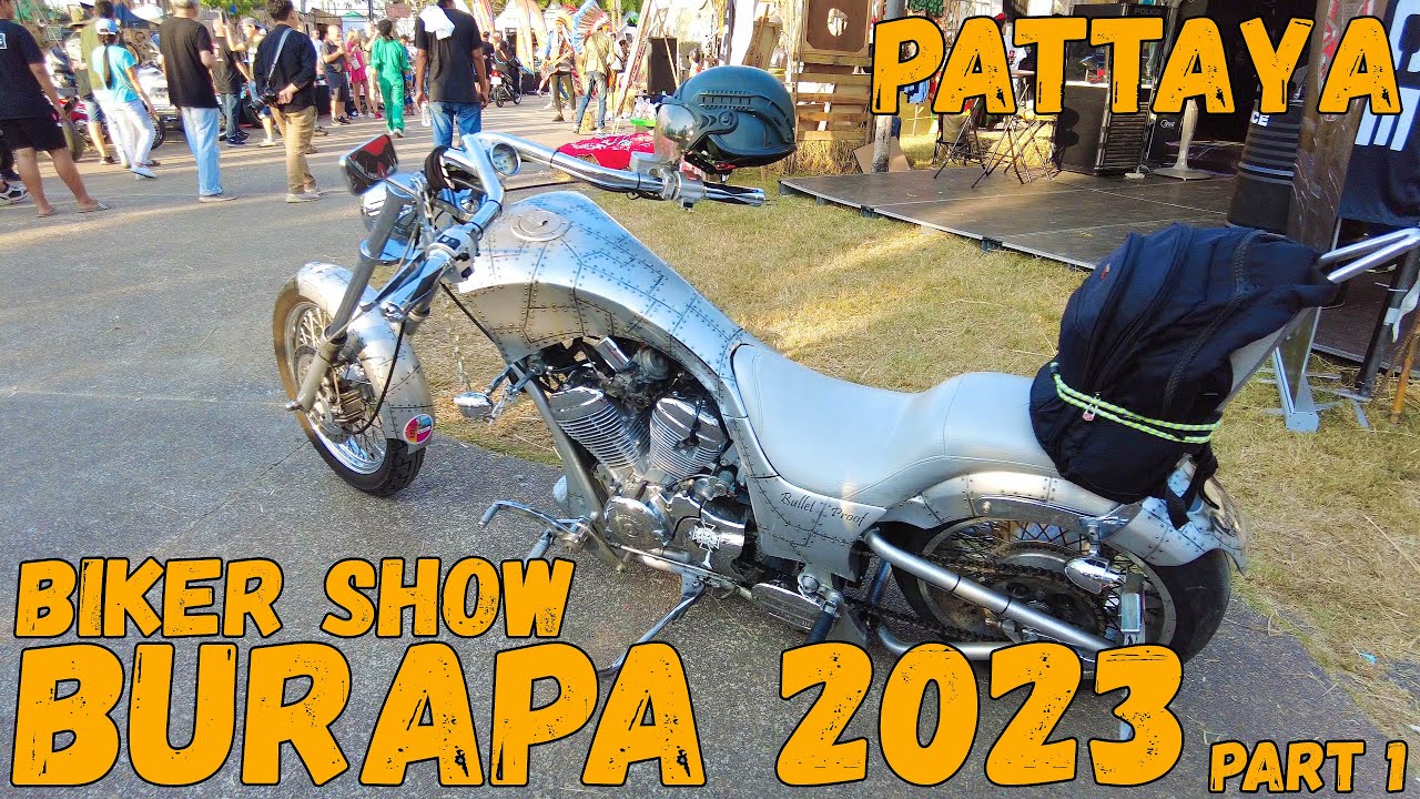Thailand Burapa Pattaya bike week 2023 part 1 - YouTube
