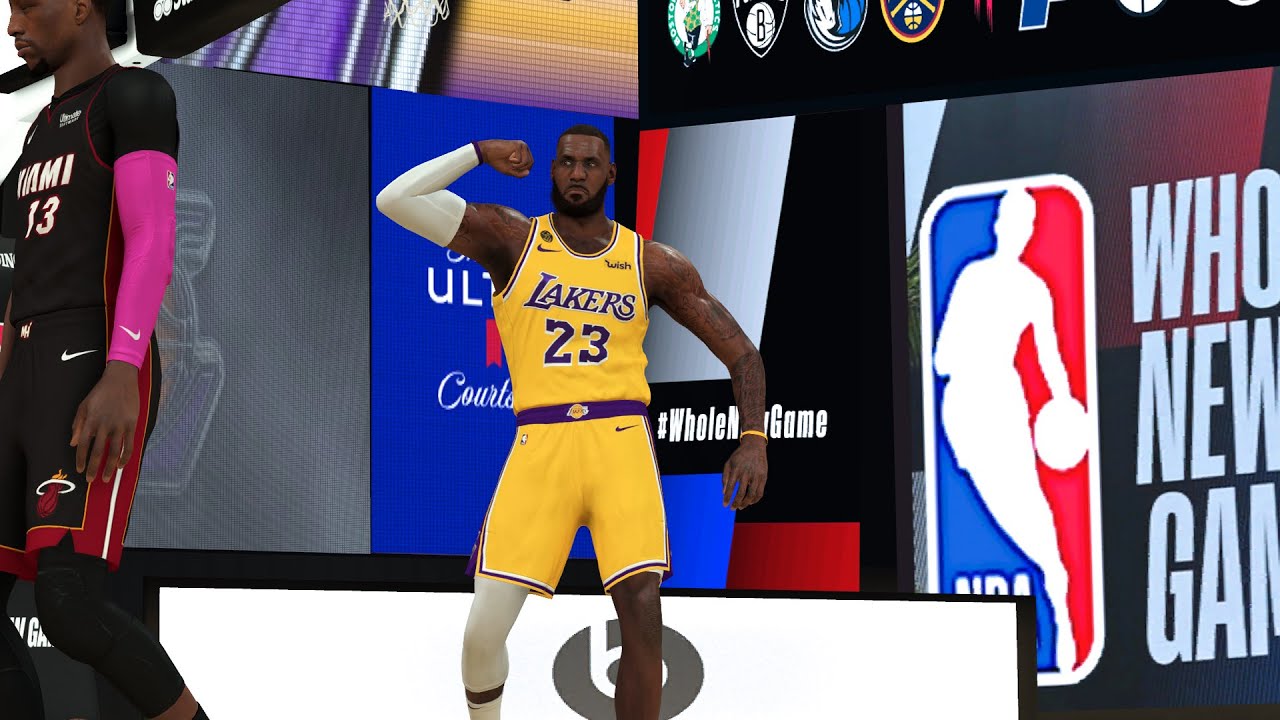 NBA 2K21 PC MOD│HEAT VS LAKERS│BUBBLE MOD - YouTube