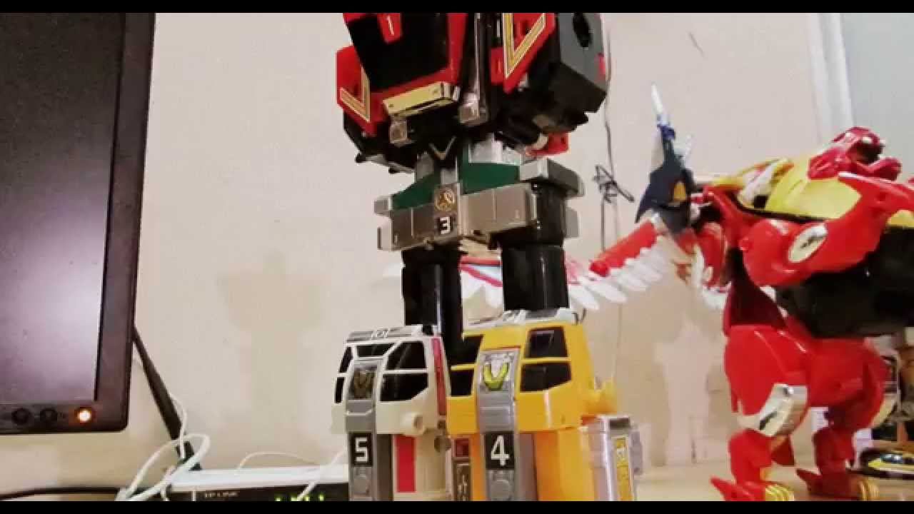 Omega Megazord Stop motion - YouTube