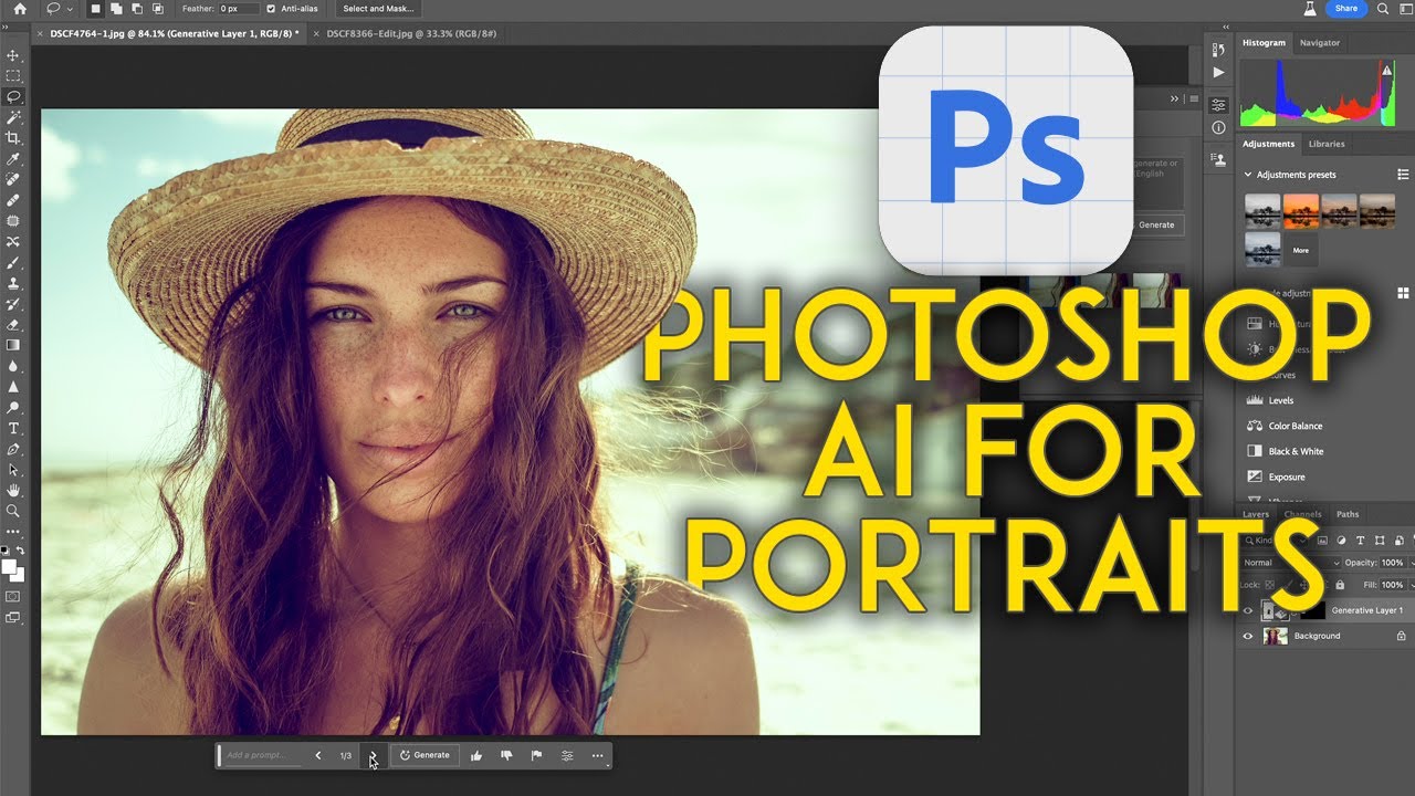 3 Tips To Edit PORTRAITS Faster With Photoshop Ai Generative Fill - YouTube