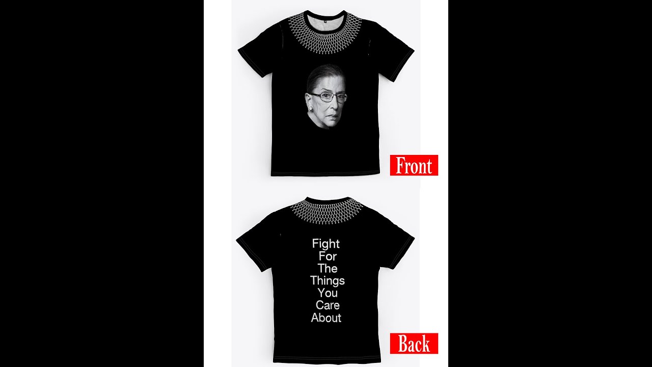 The most beautiful RBG Shirt - ruth bader ginsburg t-shirts - YouTube