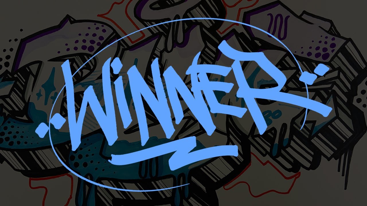 Graffiti Sketch Competition Entries & Winner - YouTube