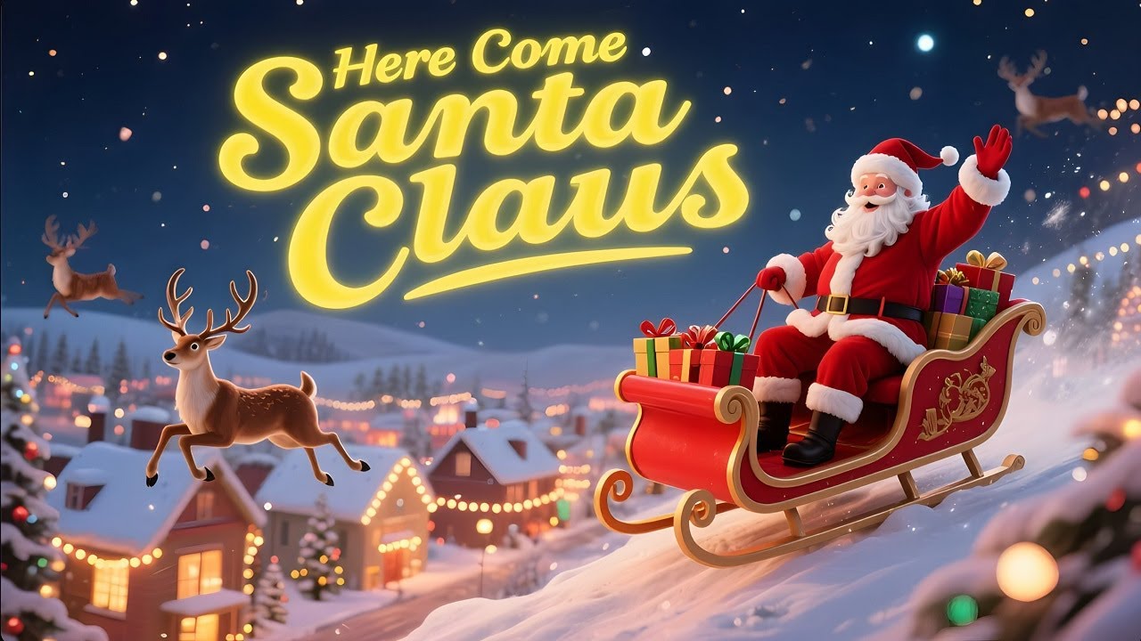 🎄 Here Come Santa Claus 🎅 Top Christmas Songs Playlist | Best Christmas ...