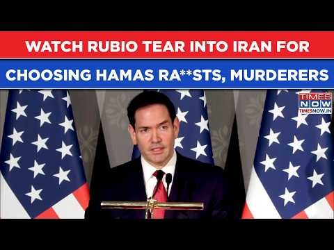 Watch Rubio Tear Into Iran From New Delhi For Choosing Hamas ‘Rap**ts, Murderers’ Over Tehran People