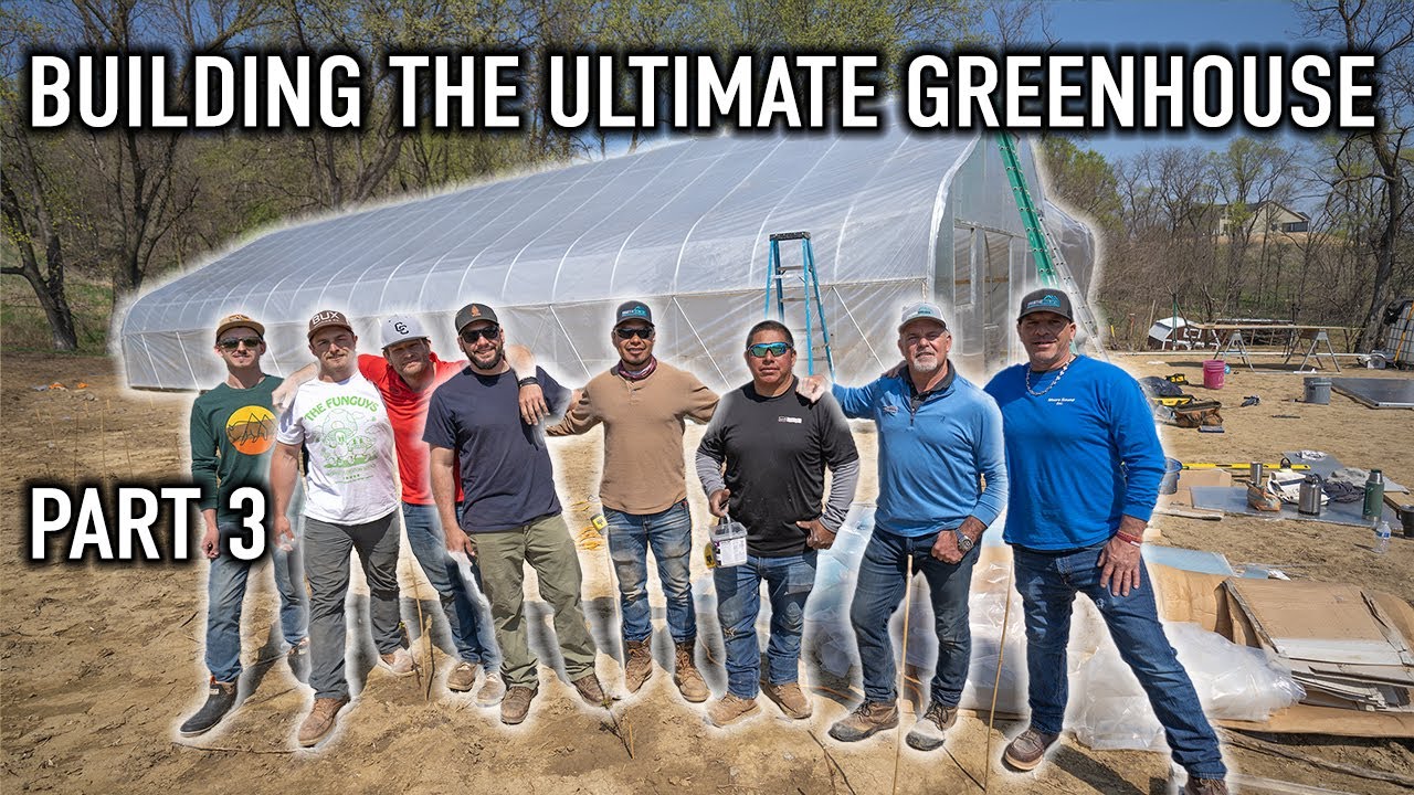 Building the ULTIMATE Greenhouse in LESS THAN 7 DAYS! (Part 3) - YouTube