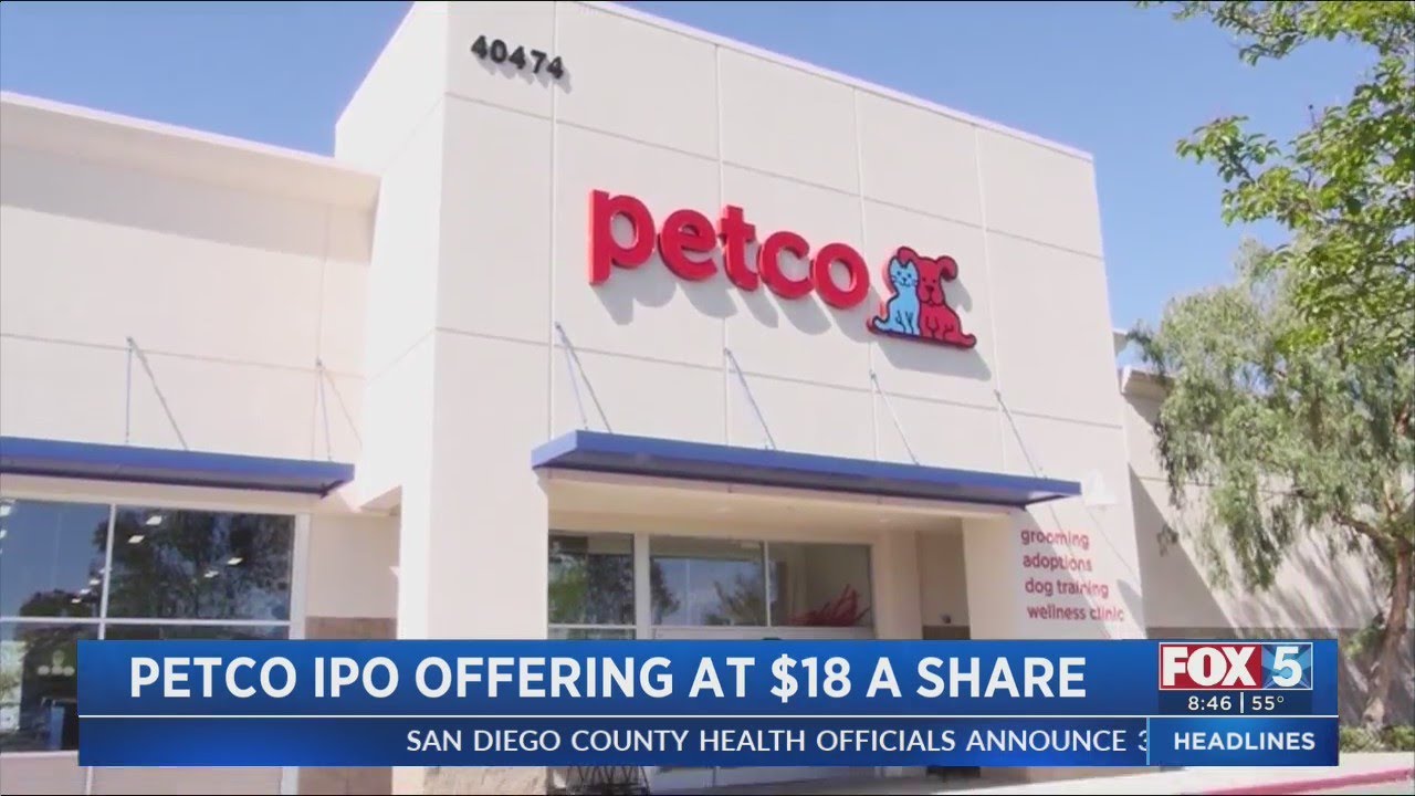 Petco Announces Initial Public Stock Offering At $18 A Share - YouTube