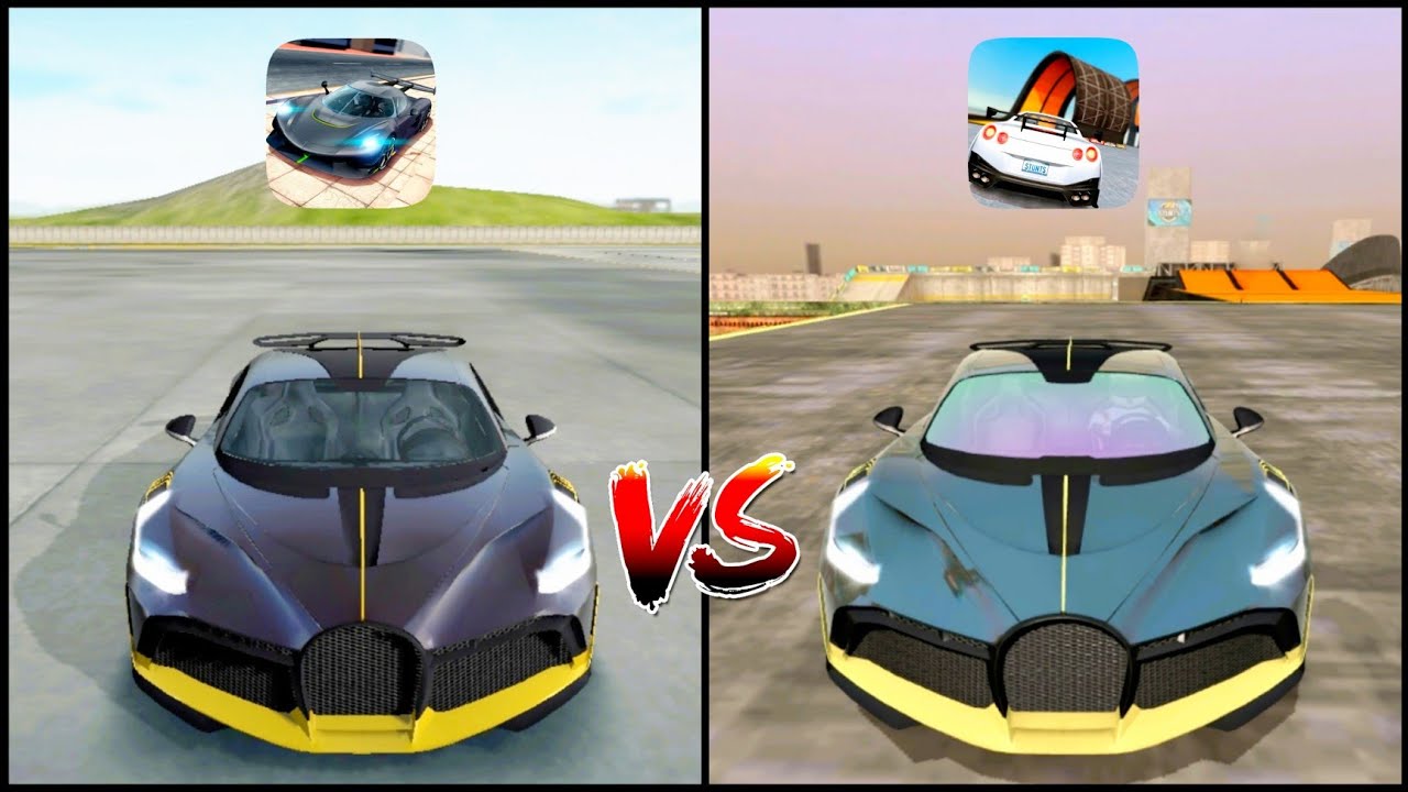 Bugatti Divo - extreme car driving simulator vs car stunt races - YouTube