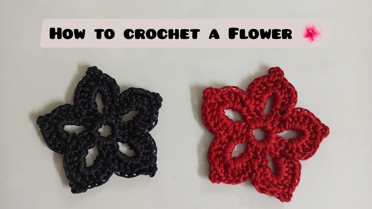 How To Crochet a Flower 🌺 | Quick And Easy Crochet Pattern 🧶 - YouTube